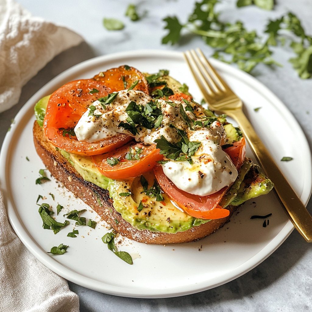 Avocado Toast Mediterranean-Style