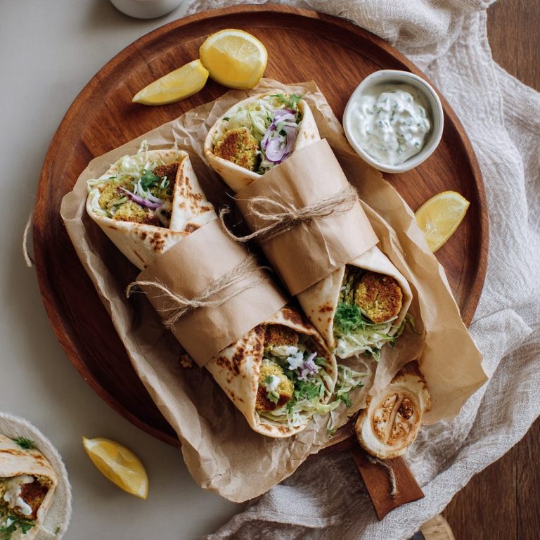 Falafel Wrap With Tzatziki