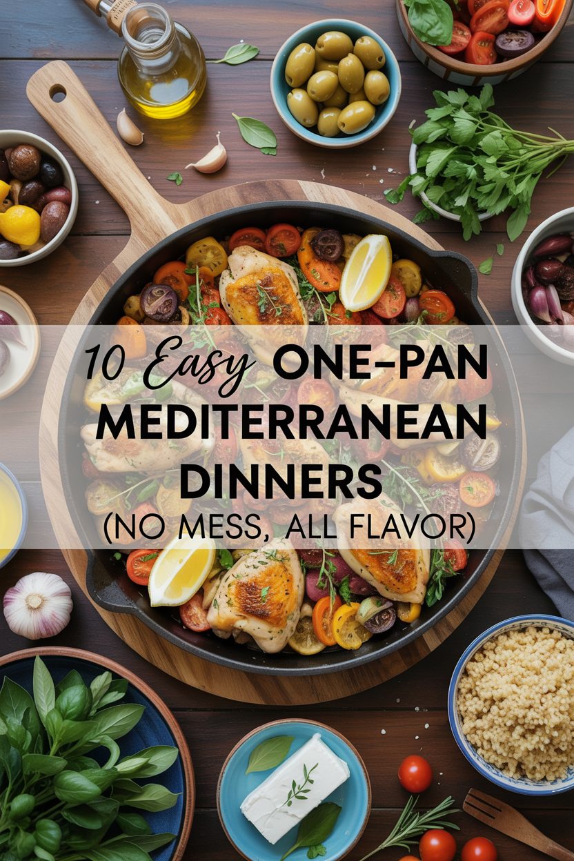10 Easy One-Pan Mediterranean Dinner Recipes For Busy Nights