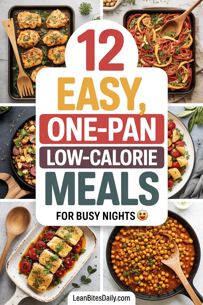 12 Easy One-Pan Low-Calorie Meals For Busy Nights