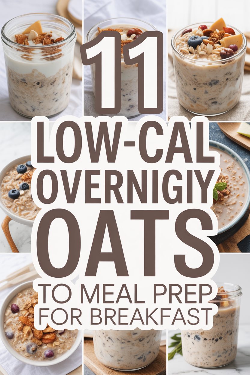 11 Low-Cal Overnight Oats Recipes To Meal Prep For Breakfast