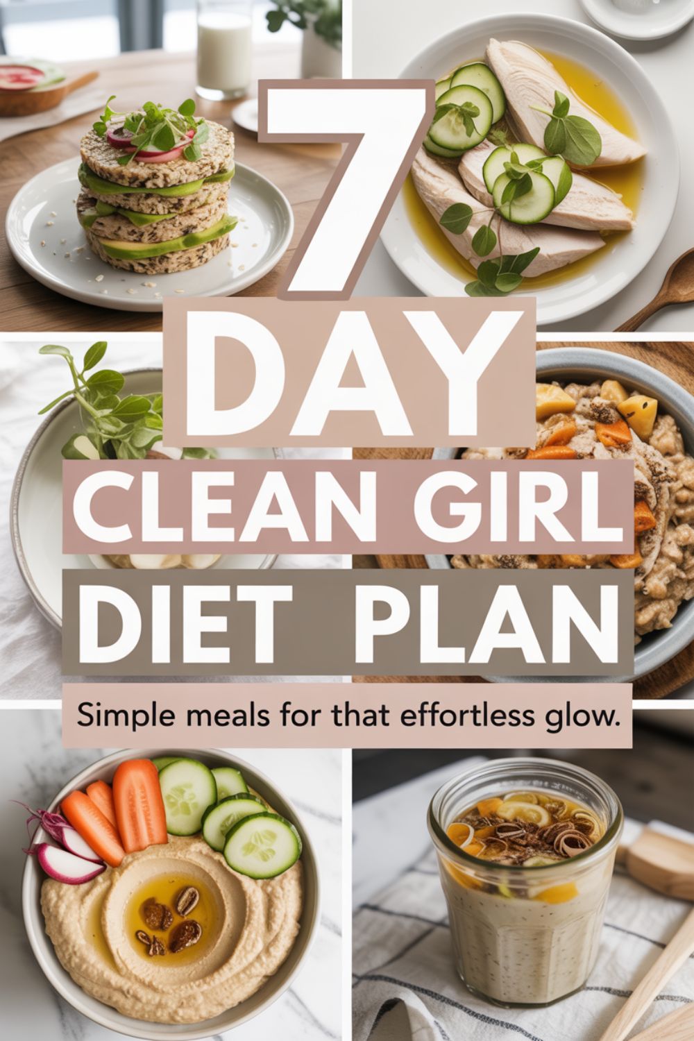 7-Day Clean Girl Diet Plan