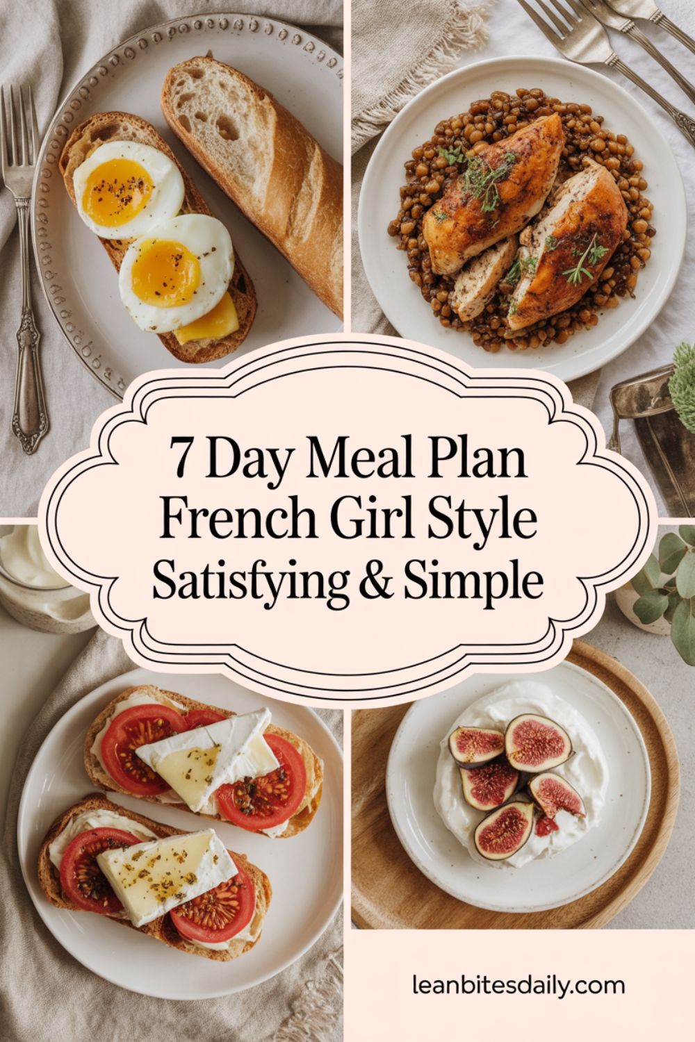 7-Day French Girl Diet Plan