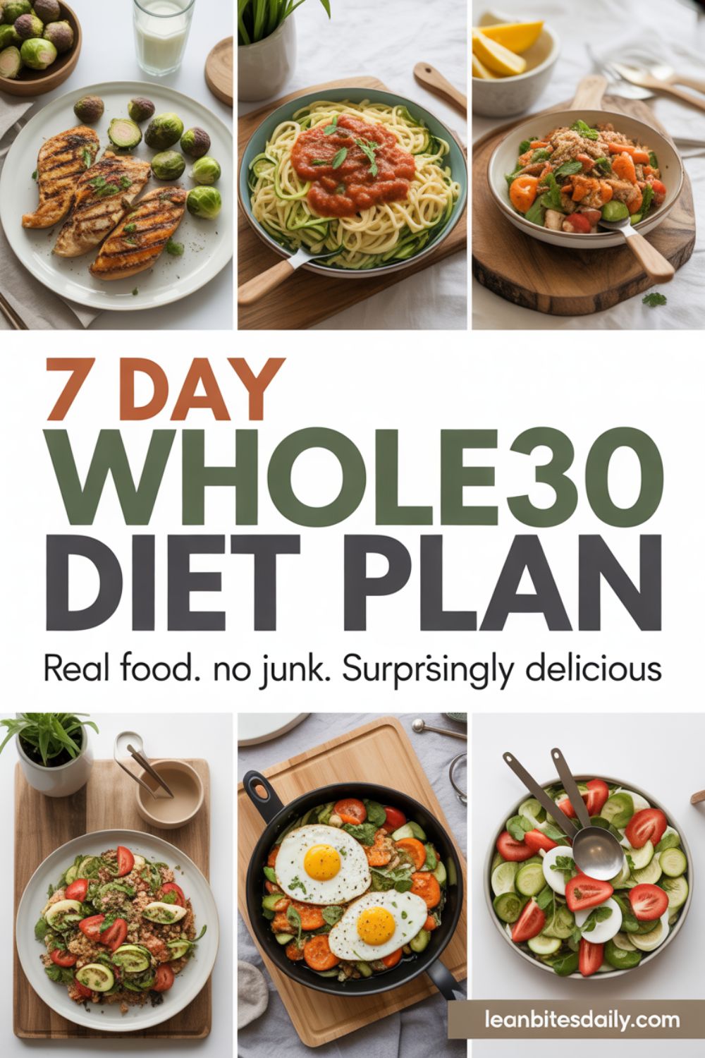 7-Day Whole30 Diet Plan (No-Nonsense Real Food You'll Want To Keep Eating)