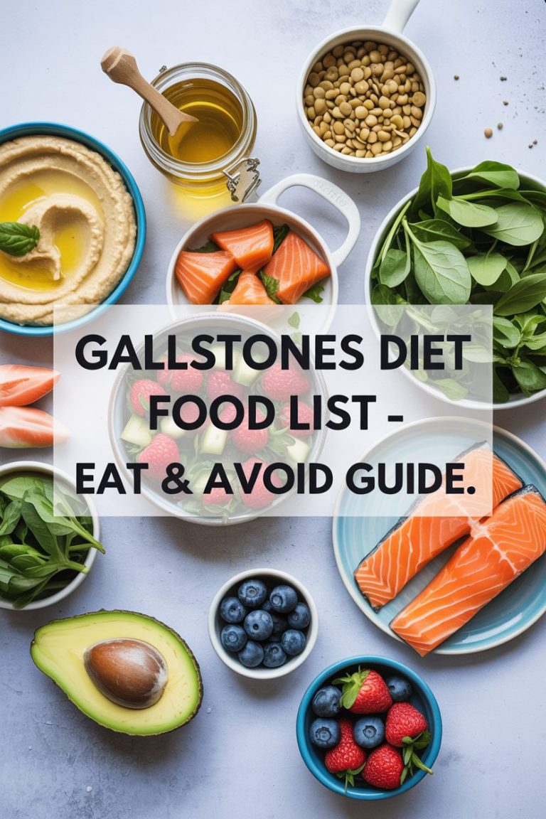 Gallstones Diet Food List – Eat & Avoid Guide For Gallbladder Health