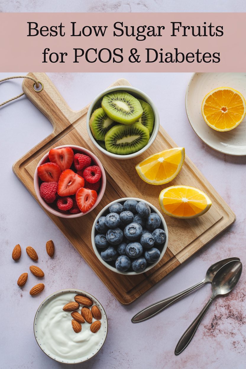 Low Sugar Grocery List – Printable Chart For Diabetes & PCOS