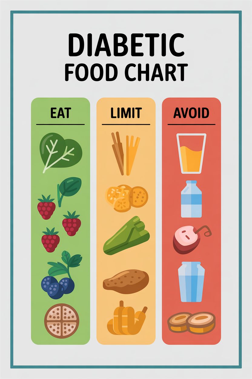 Printable Diabetic Food Chart
