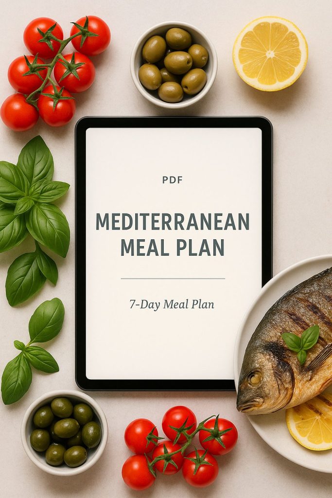 30-Day Mediterranean Lifestyle Meal Plan (PDF Bundle)