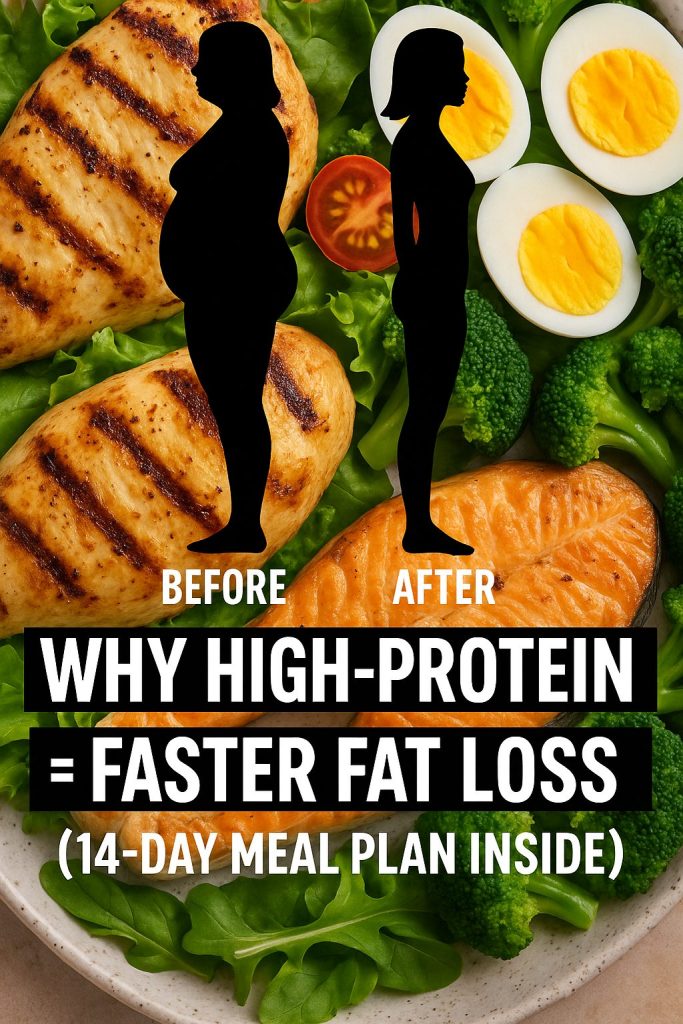14-Day High-Protein Meal Plan For Fat Loss (Download PDF)