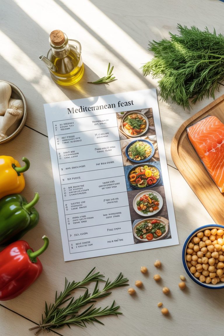 7-Day 1200 Calorie Meal Plan (Printable PDF)