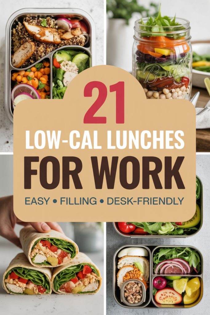 21 Low-Calorie Lunches For Work