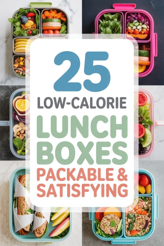 25 Low-Calorie Lunch Boxes